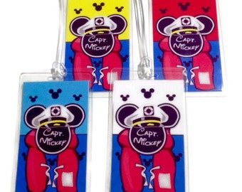 DISNEY Personalized Luggage Tags Set of 4 MICKEY MOUSE