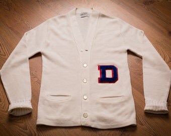 Letterman sweater | Etsy