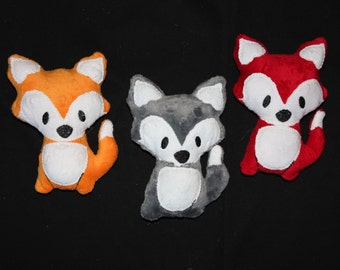 Fox plushie | Etsy