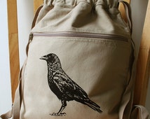 Unique bird backpack related items | Etsy