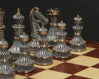 Russian chess set | Etsy