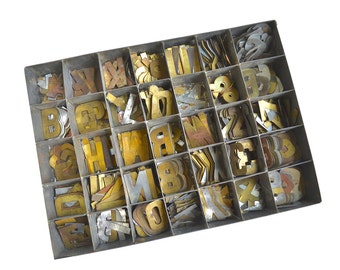 Small brass letters | Etsy