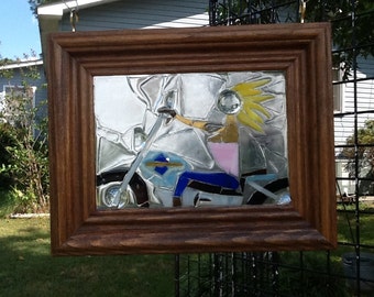 Stained glass bike | Etsy