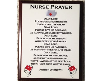 Nurses prayer | Etsy