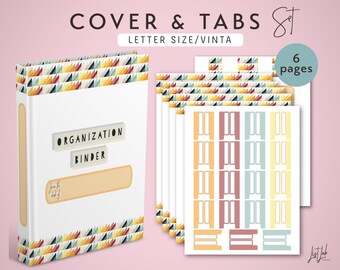 Binder cover sheet | Etsy