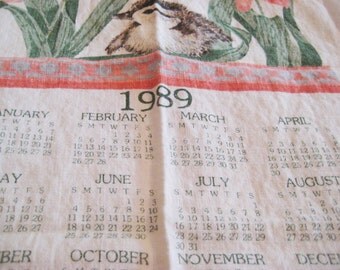 1989 calendar | Etsy