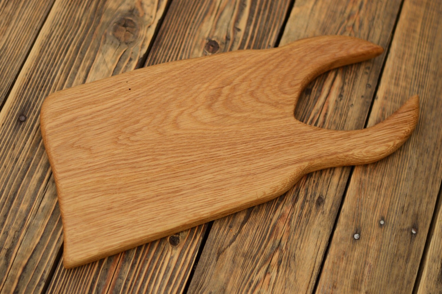 Cute Cutting Board Handle Cutting Board Wooden tray by WoodRestart