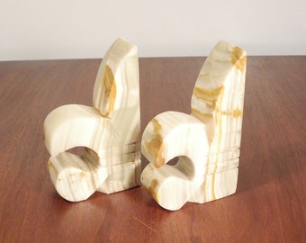Agate bookends | Etsy