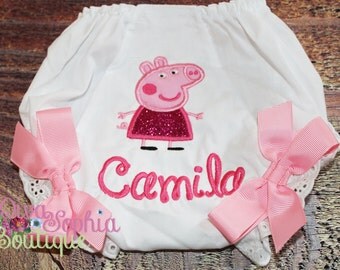 Peppa pig diaper | Etsy