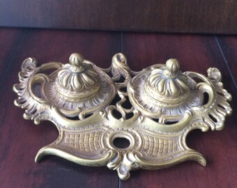 Double inkwell | Etsy