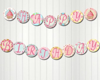 Tea party banner | Etsy