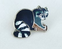 Unique raccoon pin related items | Etsy