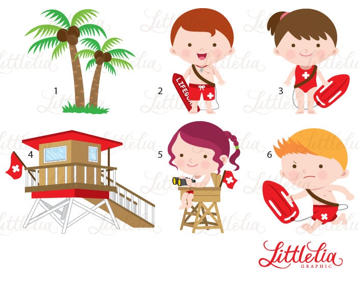 lifeguard clipart baywatch clipart 16021