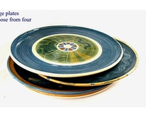 Unique ceramic plate set related items | Etsy