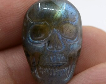 40mm Black labradorite Larvikite oval flatback cab by uustonebead