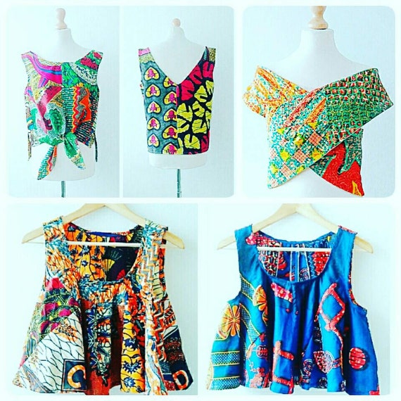 Items Similar To African Print Crop Top African Clothing African