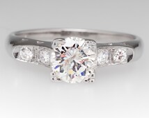 Unique 1950s wedding ring related items | Etsy