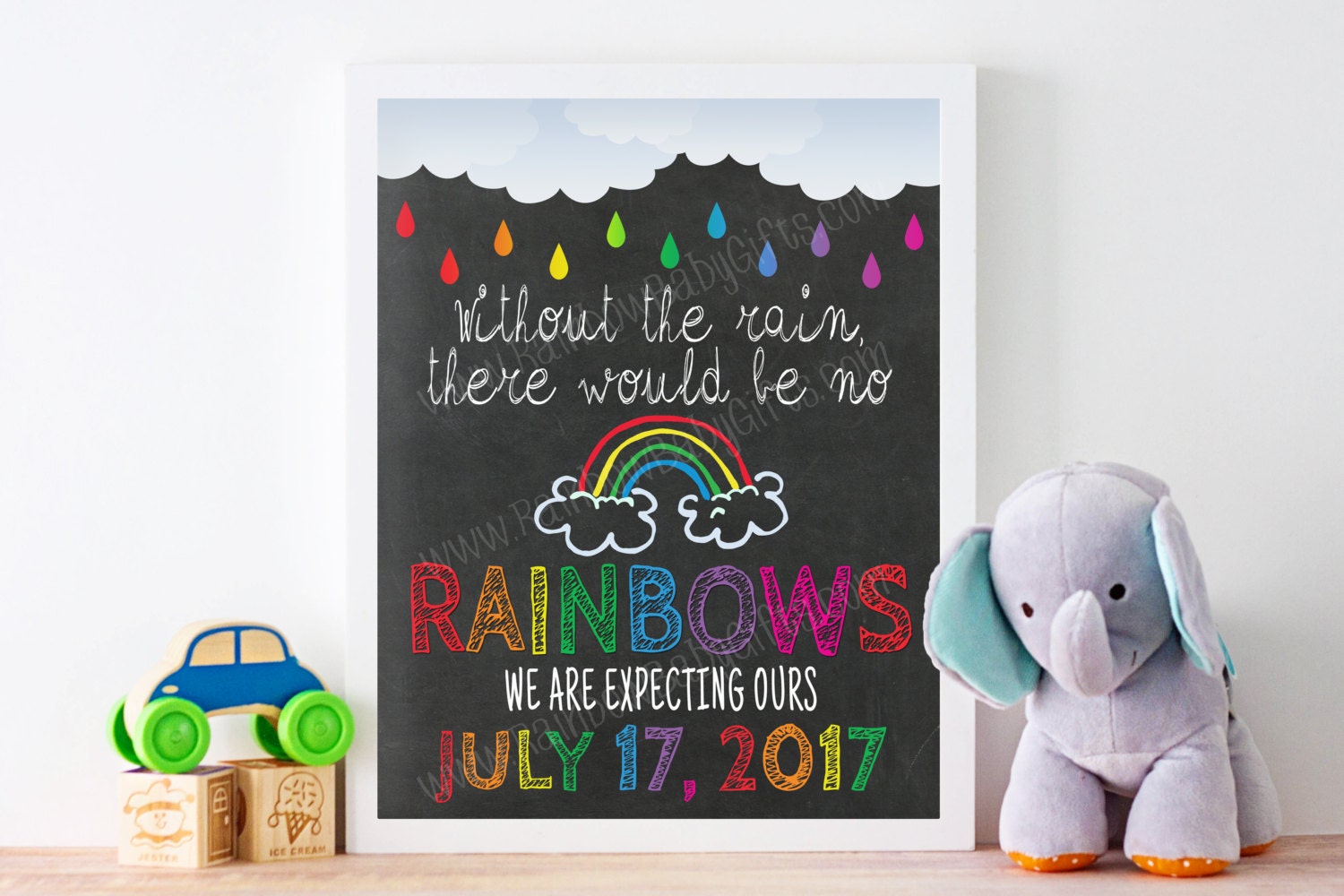 Without The Rain There Would Be No Rainbows Rainbow Baby