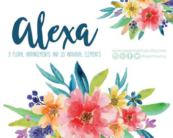 Months of the Year Watercolor Hand painted Lettering png