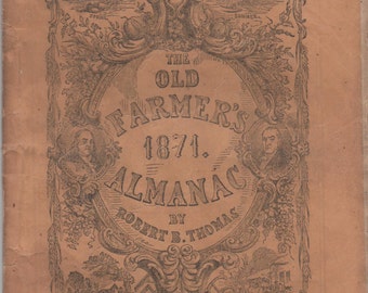Old farmers almanac | Etsy