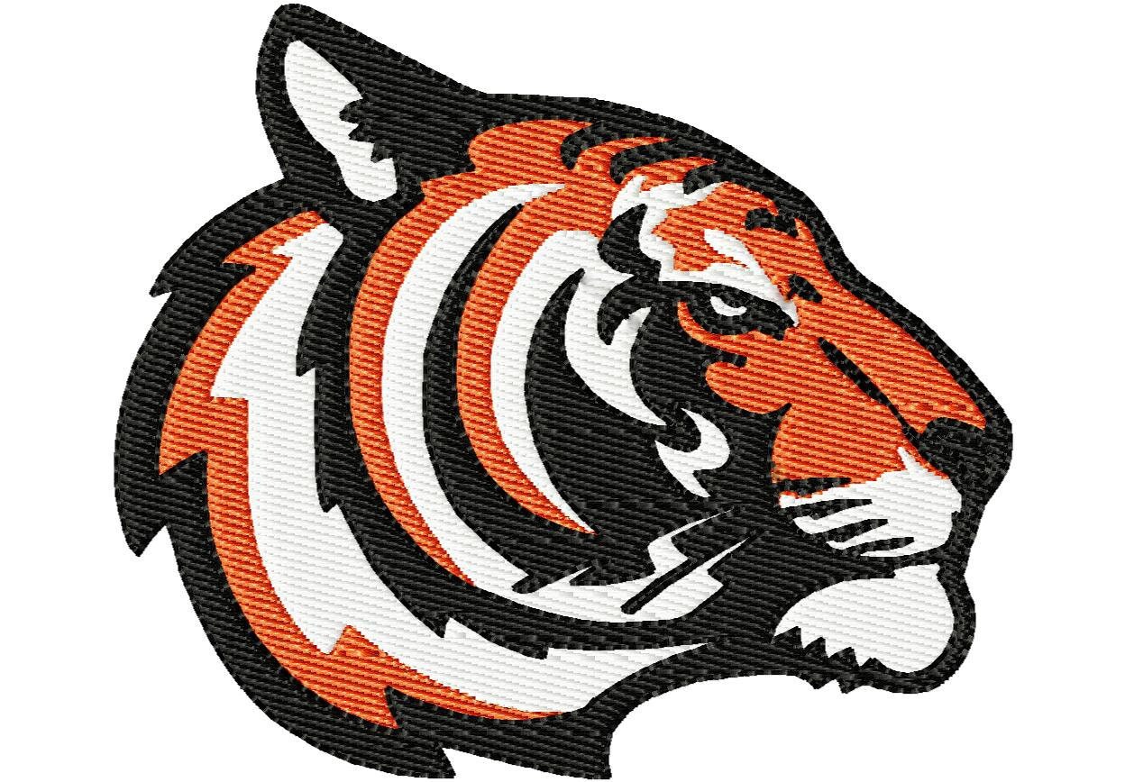 Tiger Embroidery Design File .vip .vp3 .hus .pes .pec .jef