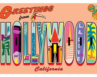 Hollywood letters | Etsy