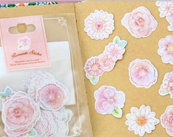 Flower stickers | Etsy