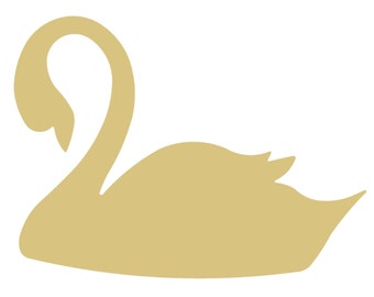 Swan cut out | Etsy