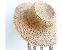 Unique hand woven hat related items | Etsy