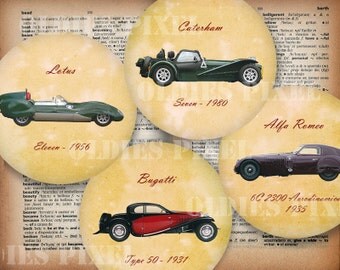 Vintage car coasters | Etsy