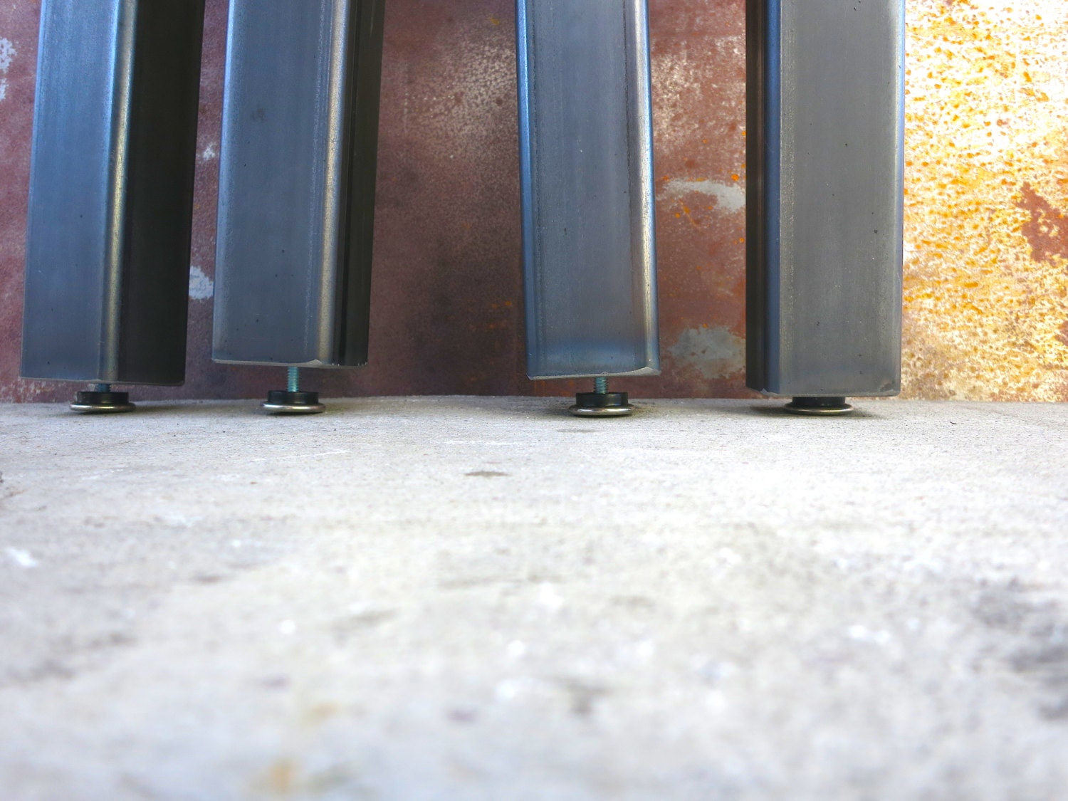 Squared Tube Table Legs Set of 4 1230 height