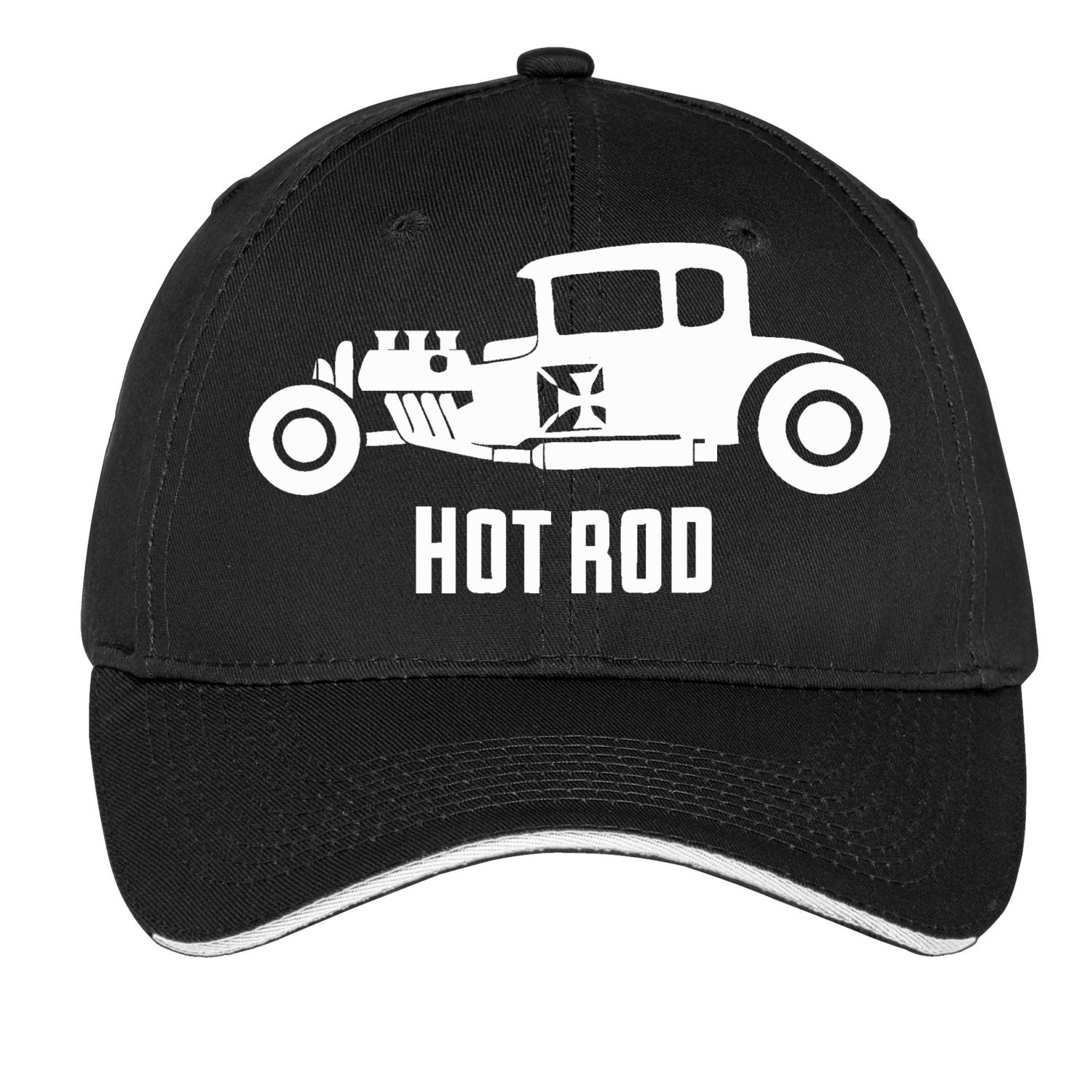 Hot Rod Baseball Hat Cap Old Fast Cars Wrench Speed Souped Up
