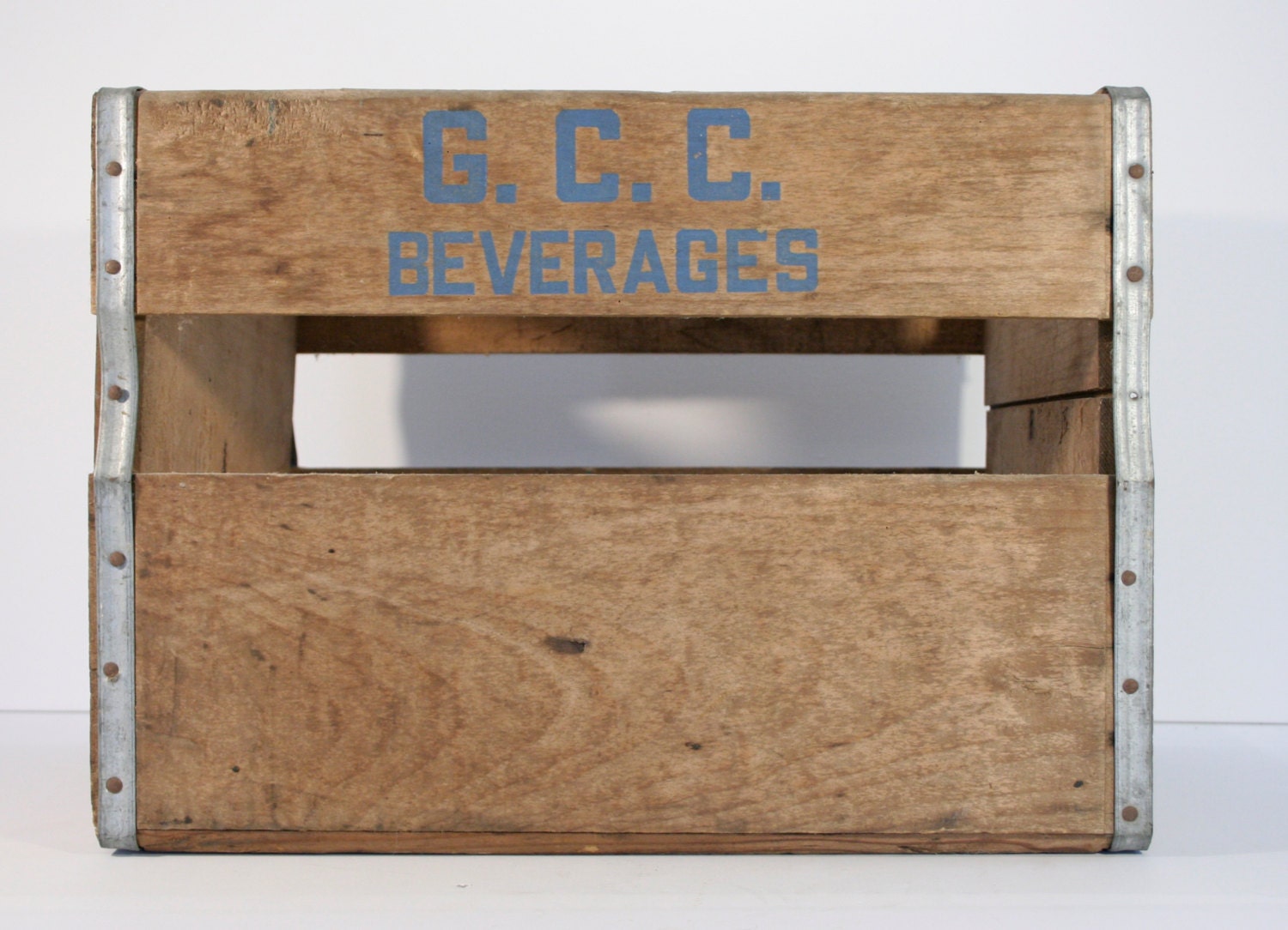 Vintage Wooden Crate — Soda Crate — GCC Beverages — Rustic Decor — Wood ...