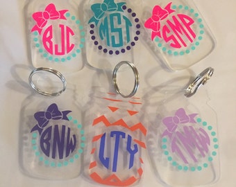 Mason jar keychain | Etsy