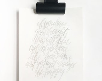 Emily A Howell Calligraphy Design by EmilyAHowell on Etsy