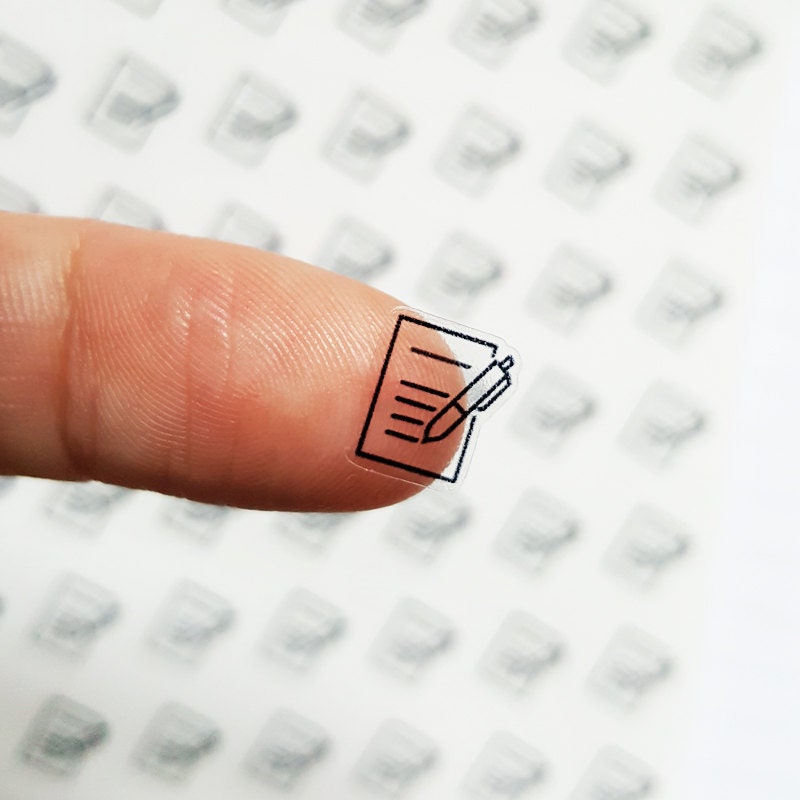 56 Pen Stickers Pen Planner Stickers Writing Stickers Day