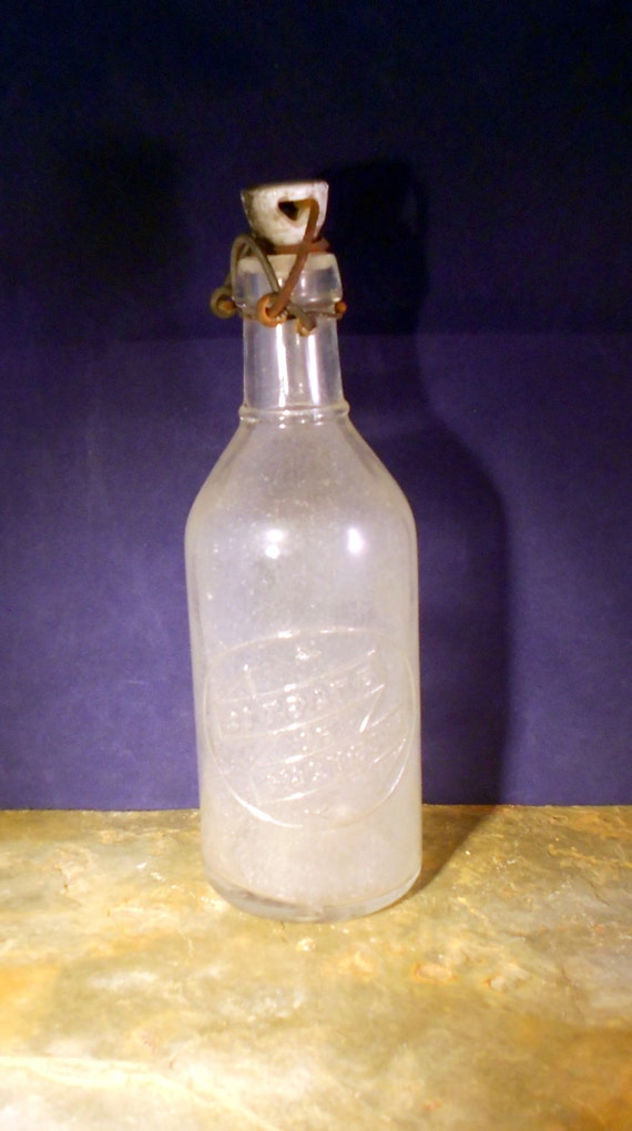 Antique Citrate of Magnesia Bottle Made By Owens Bottle Co.
