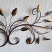 ON SALE Metal wall art Metal Vines and Leaf wall decor vintage