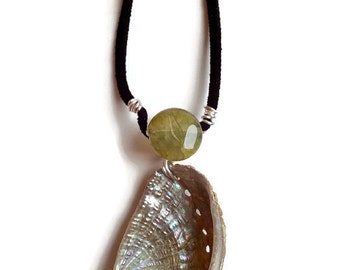 Abalone necklace | Etsy