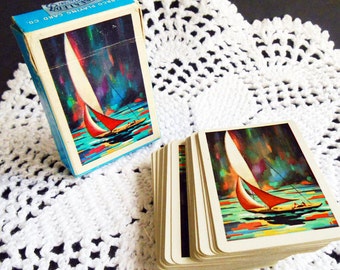 Retro playing cards | Etsy