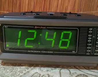 90s clock radio | Etsy