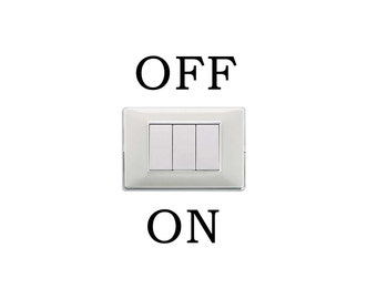 Light switch decal | Etsy