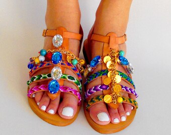 Greek Goddess Sandals by GreekGoddeSSandals on Etsy