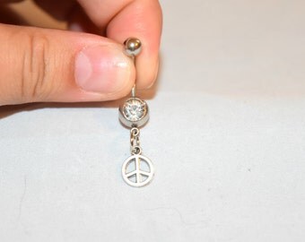 Small belly ring | Etsy