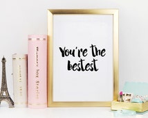 Unique you are the bestest related items | Etsy