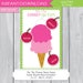 Ice Cream Shop Party Printable Party Game 3 Sizes Ice