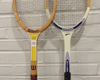 Unique wooden tennis racket related items | Etsy