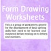 Form Drawing Set Lines/Curves Basic Writing Skills