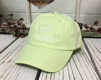 Middle finger hat | Etsy