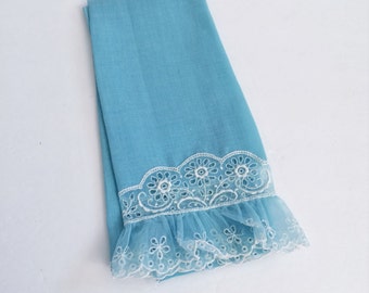 Lace tea towels | Etsy